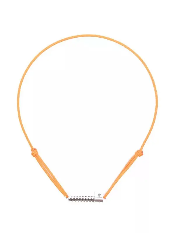 Le Gramme Guilloché Cord Bracelet