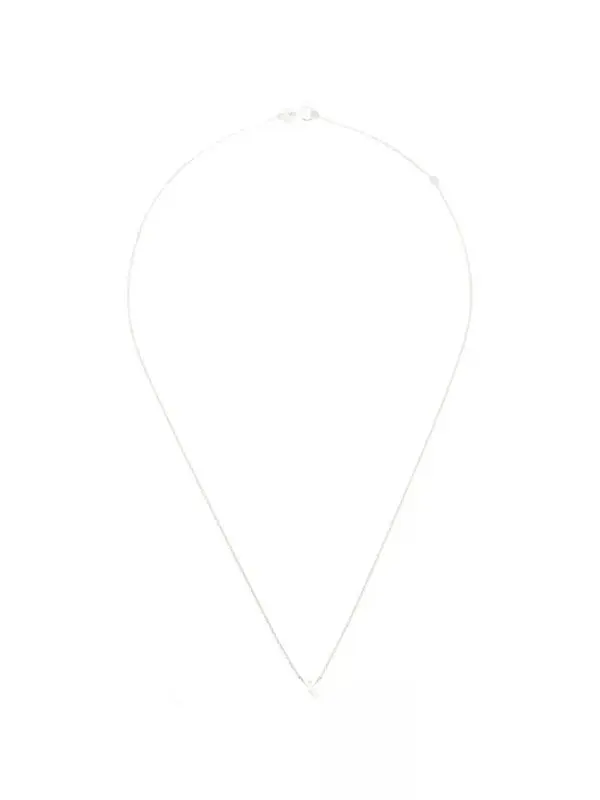 Le Gramme Alphabet Pendant Necklace - Silver