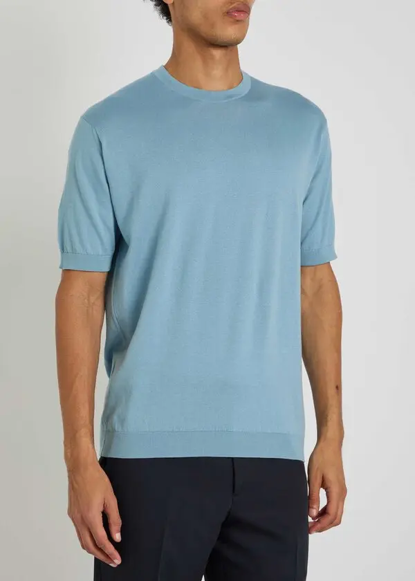 John Smedley Torin Fine-knit Cotton T-shirt