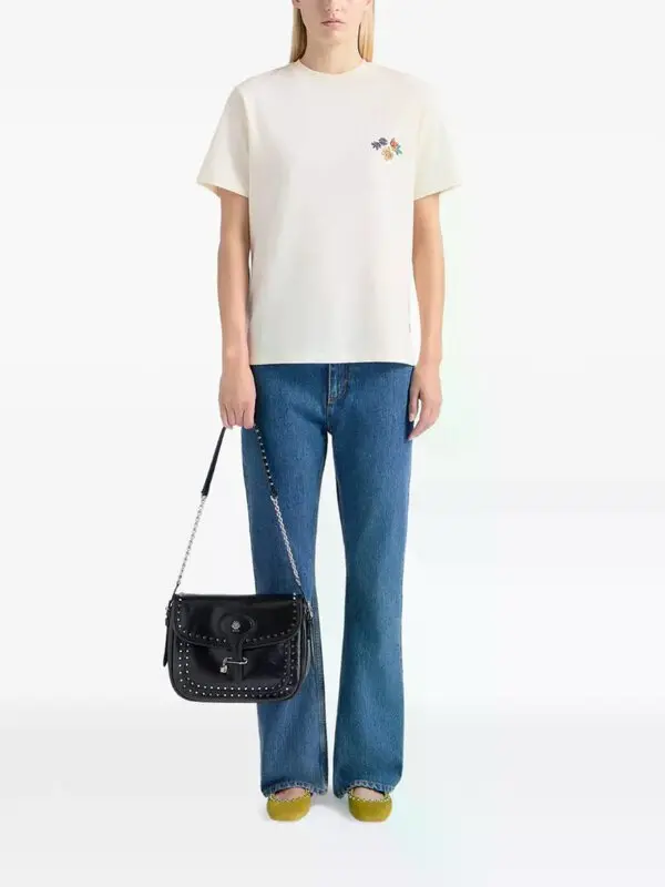 Bally Floral Embroidered T-shirt