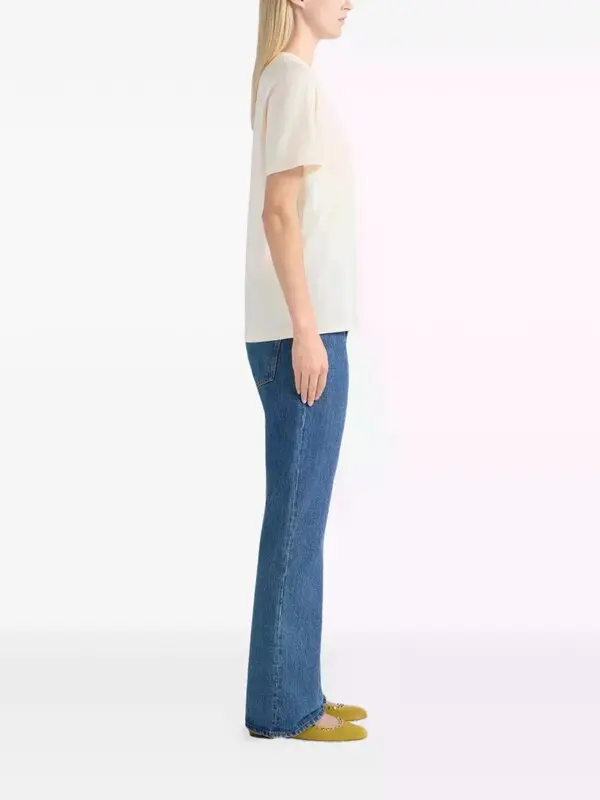 Bally Floral Embroidered T-shirt