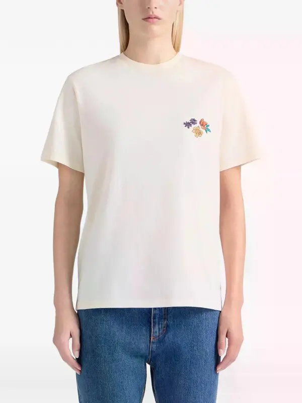 Bally Floral Embroidered T-shirt