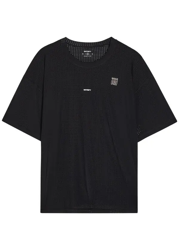 Satisfy Space-o Camouflage Perforated T-shirt