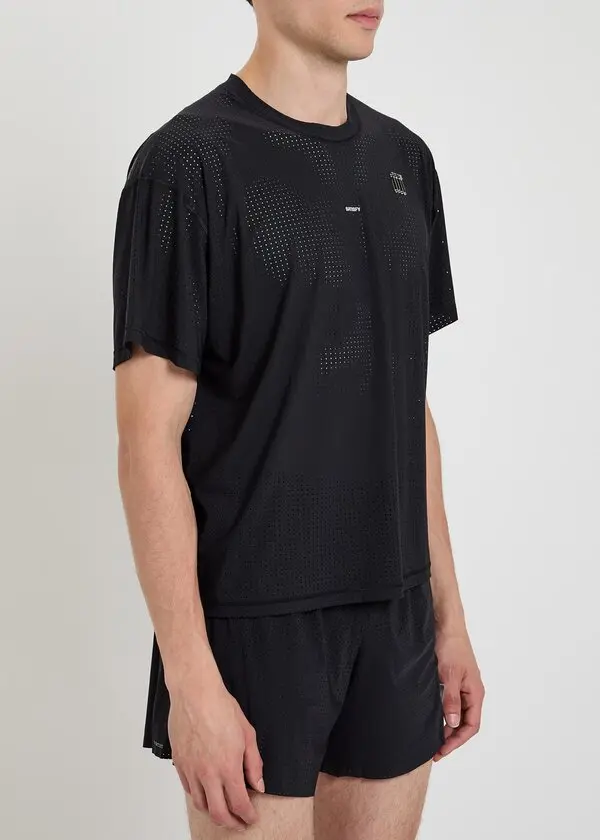 Satisfy Space-o Camouflage Perforated T-shirt