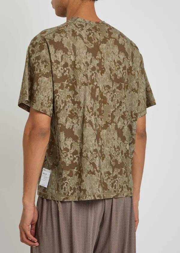 Satisfy Space-o Camouflage Stretch-jersey T-shirt - Multicoloured 1