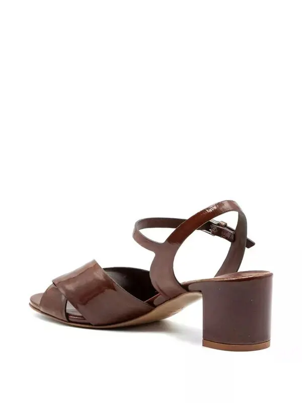DEL CARLO Betty Crossover-strap Block-heel Sandals