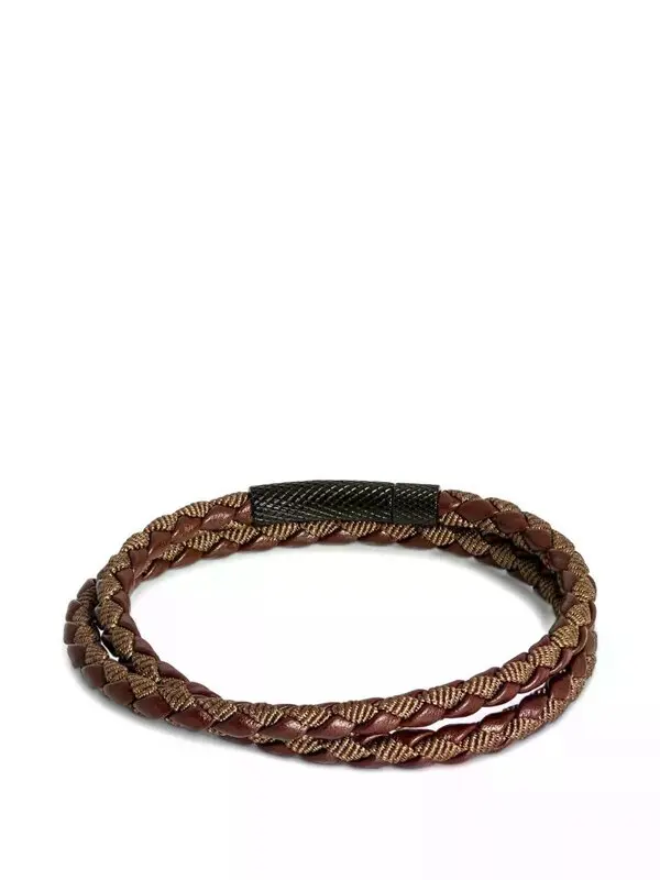 Tateossian Braided Double-wrap Bracelet