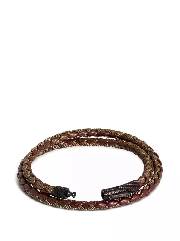 Tateossian Braided Double-wrap Bracelet