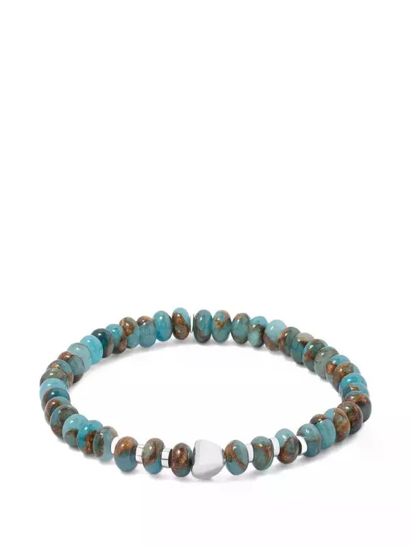 Tateossian Tone And Blue Jasper Beaded Bracelet