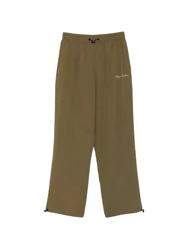 SERGIO TACCHINI Brunelleschi Logo-embroidered Track Pants - Green