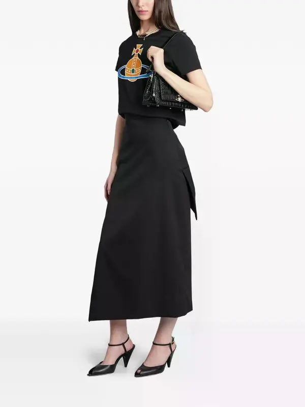 VIVIENNE WESTWOOD Orb Print T-shirt - Black