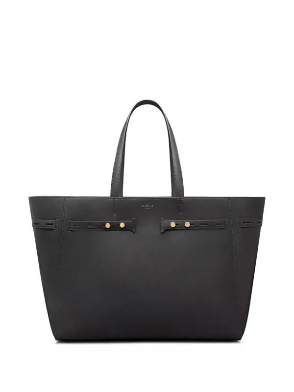 Thom Browne Mr. Thom Leather Tote Bag - Black