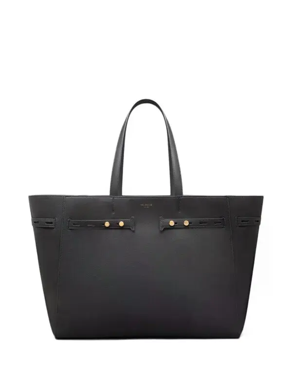 Thom Browne Mr. Thom Leather Tote Bag - Black