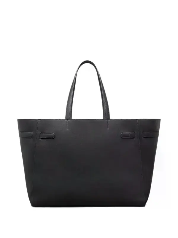 Thom Browne Mr. Thom Leather Tote Bag - Black