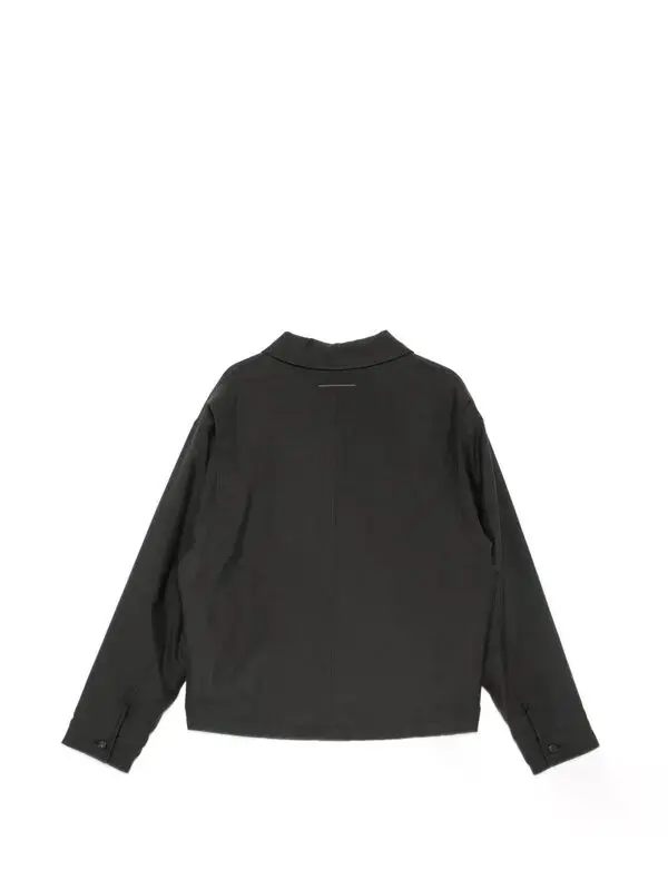 MAISON MARGIELA Charcoal Logo Embroidered Jacket