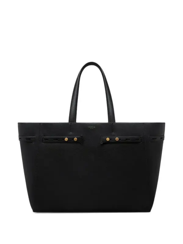 Thom Browne Mr. Thom Leather Tote Bag - Black
