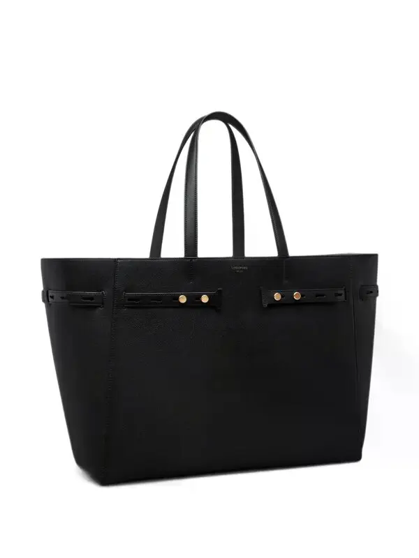 Thom Browne Mr. Thom Leather Tote Bag - Black