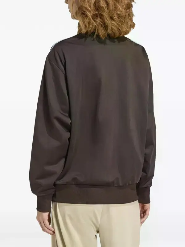Adidas Logo Embroidered Stripe Detail Jacket