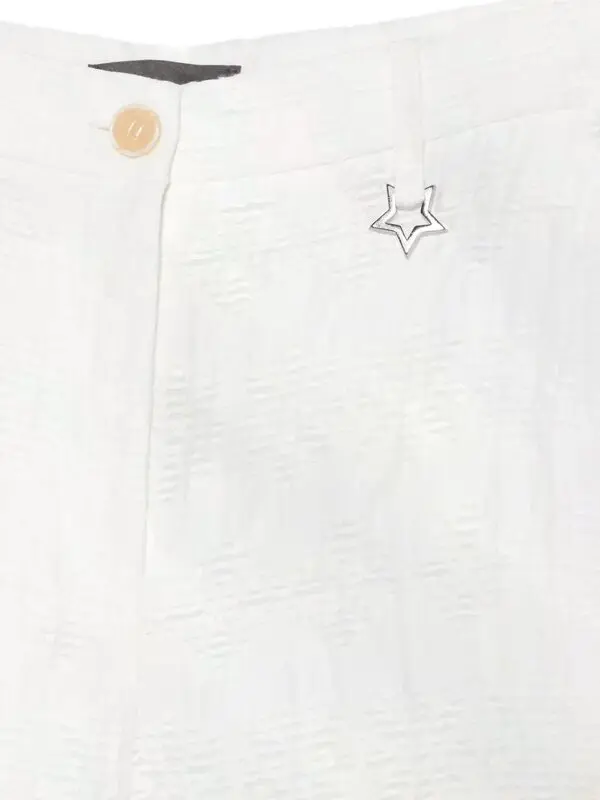 Lorena Antoniazzi Star Plaque Shorts - White