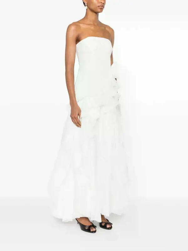 Aje Canyon Ruffled Gown