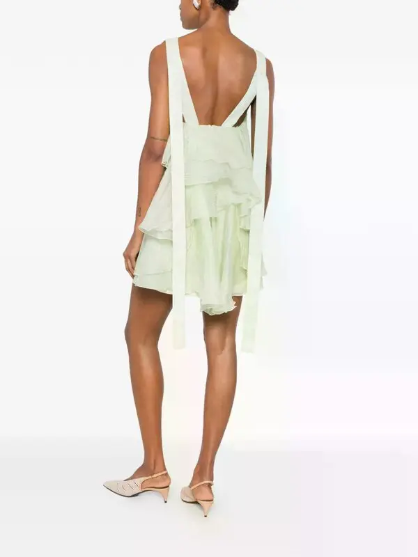 Aje Athena Ruffled Dress - Green