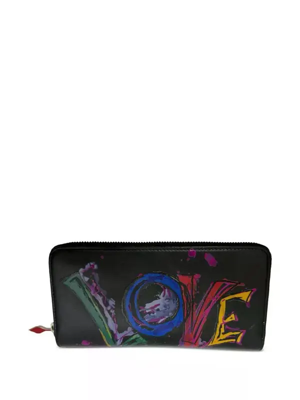CHRISTIAN LOUBOUTIN Panettone Loubitag Wallet - Black