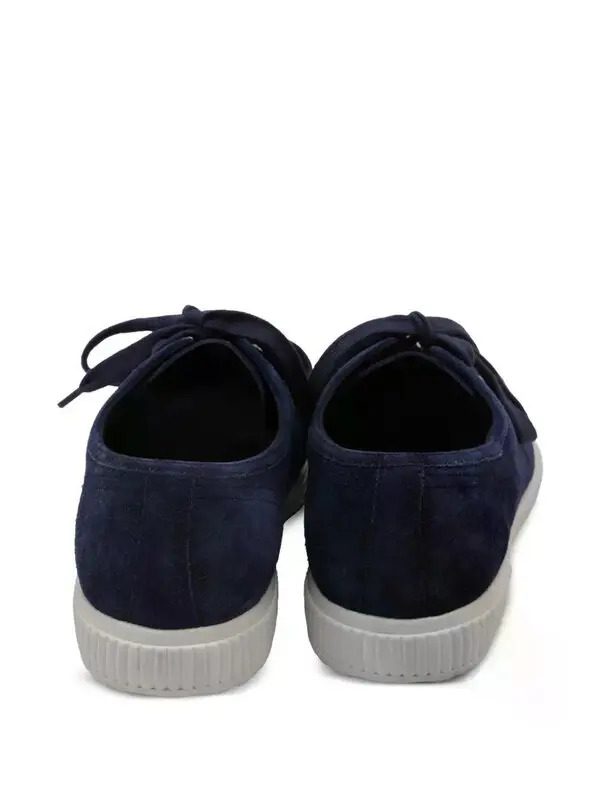 Prada Suede Cap-toe Low-top Sneakers