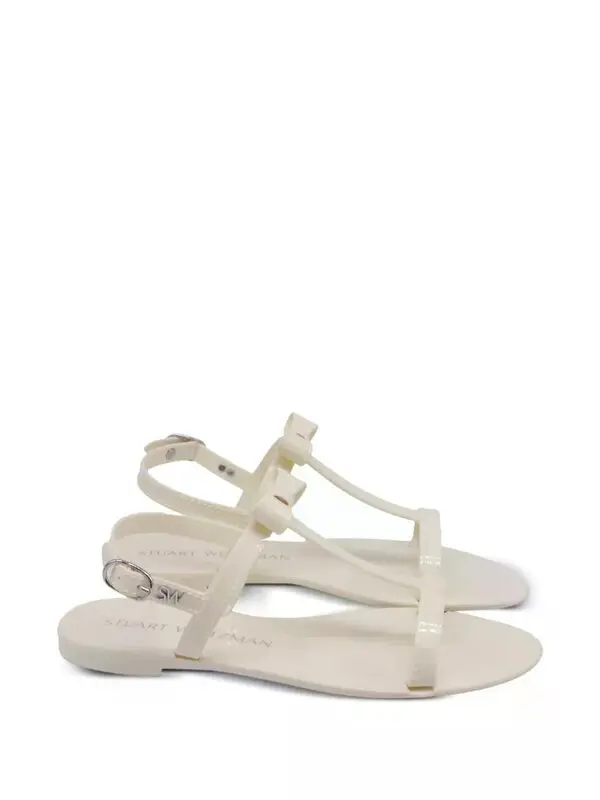 STUART WEITZMAN Mellie Bow Sandals - Neutrals