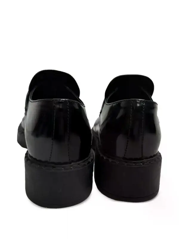 Prada Brushed Leather Loafers