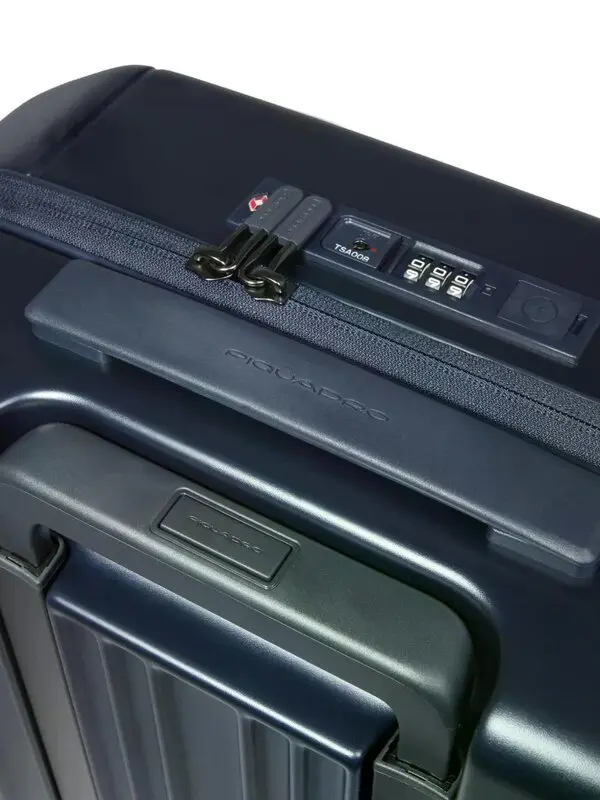 PIQUADRO Cabin Suitcase With Logo Plaque