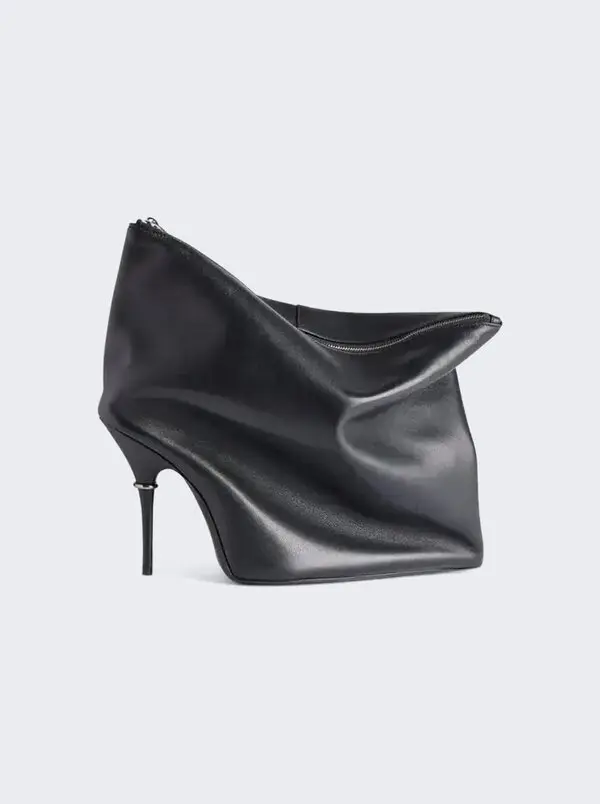 Balenciaga Wader Heel Clutch - Black