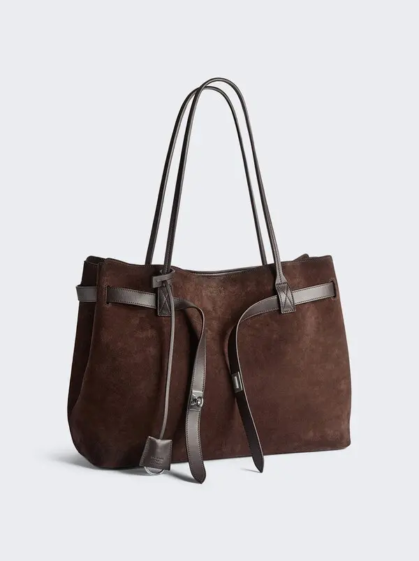 Balenciaga Bel Air Large Tote Bag - Brown
