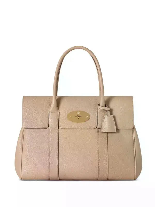 Mulberry Bayswater Grained Leather Tote Bag