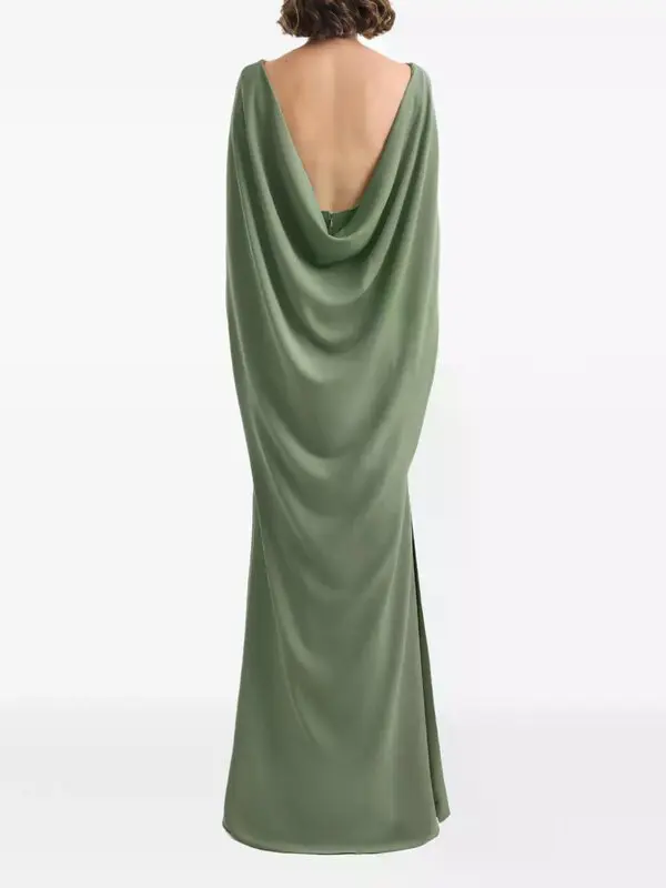 GEMY MAALOUF Draped Back Dress