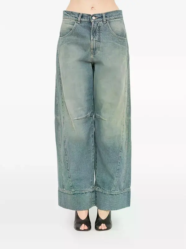 Andrea Ya'aqov High-cuff Jeans - Blue