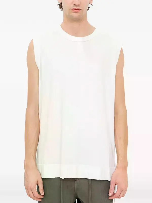Andrea Ya'aqov Raw-edge Panelled T-shirt - White