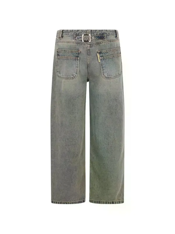 META CAMPANIA COLLECTIVE Milton Panelled Straight-leg Jeans - Blue