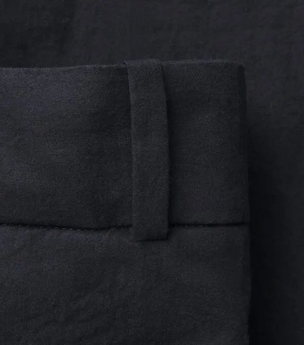 Studio Nicholson Cotton Pleated Trousers - Navy
