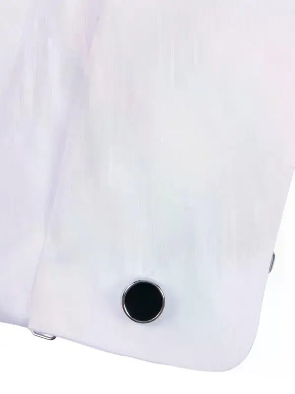 XACUS Cufflink-detail Button-down Cotton Shirt