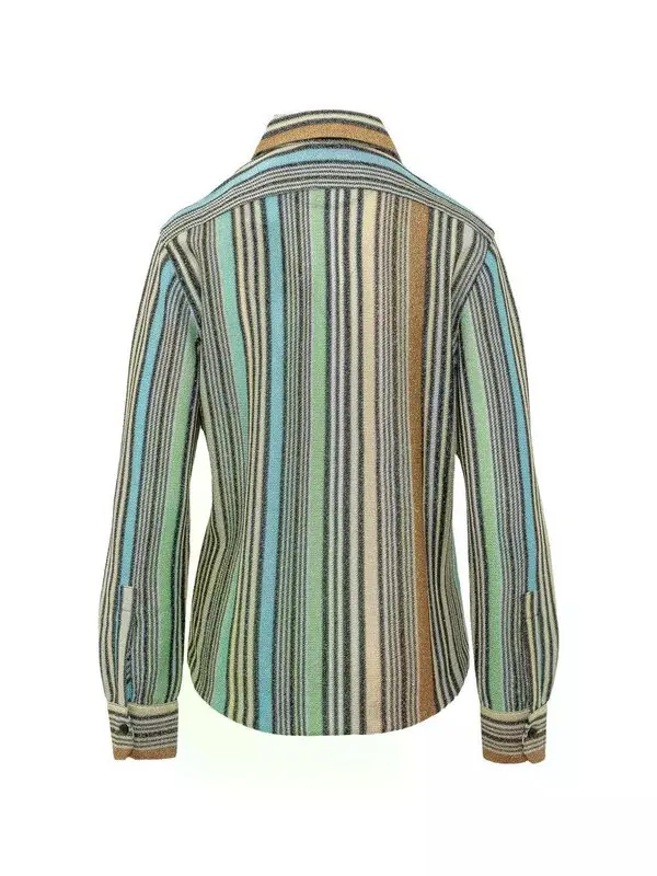 Missoni Striped Metallic Thread Shirt