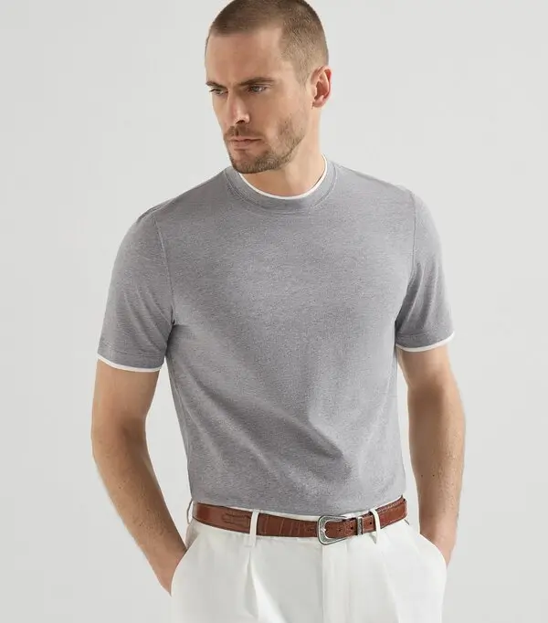 Brunello Cucinelli Cotton Faux-layered T-shirt