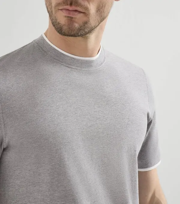 Brunello Cucinelli Cotton Faux-layered T-shirt