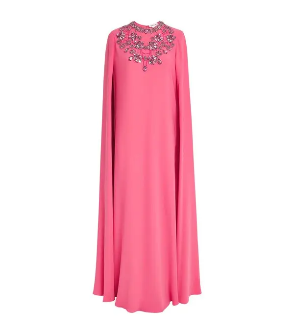 Zuhair Murad Embellished Cape Gown
