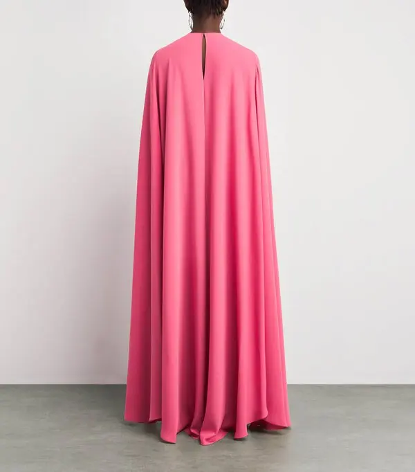 Zuhair Murad Embellished Cape Gown