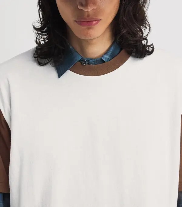 CHERRY LOS ANGELES Cotton Safari Ringer T-shirt