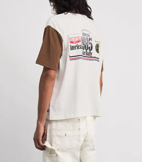 CHERRY LOS ANGELES Cotton Safari Ringer T-shirt
