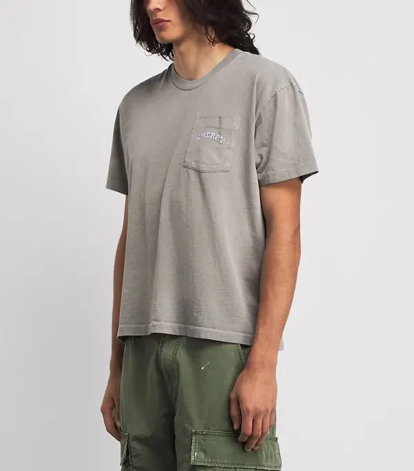 CHERRY LOS ANGELES Cotton Palamino Pocket T-shirt