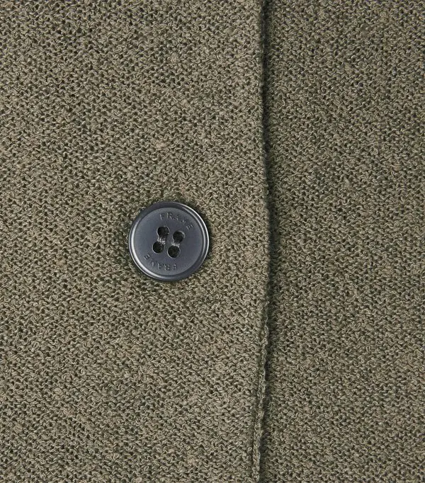 FRAME Silk-linen-blend Overshirt