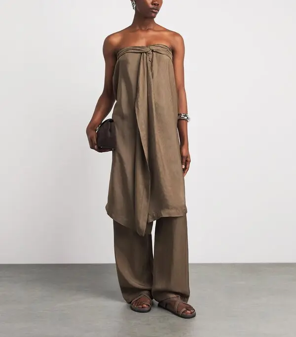 A.emery Jalen Slim Leather Sandals - Beige