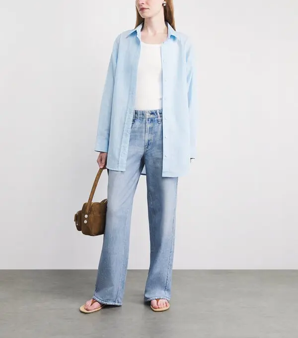 Rag & Bone Trompe-l'oeil Wide-leg Jeans